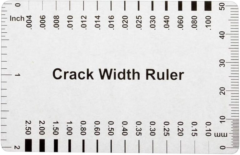 Crack Width Ruler - MELSE Trading